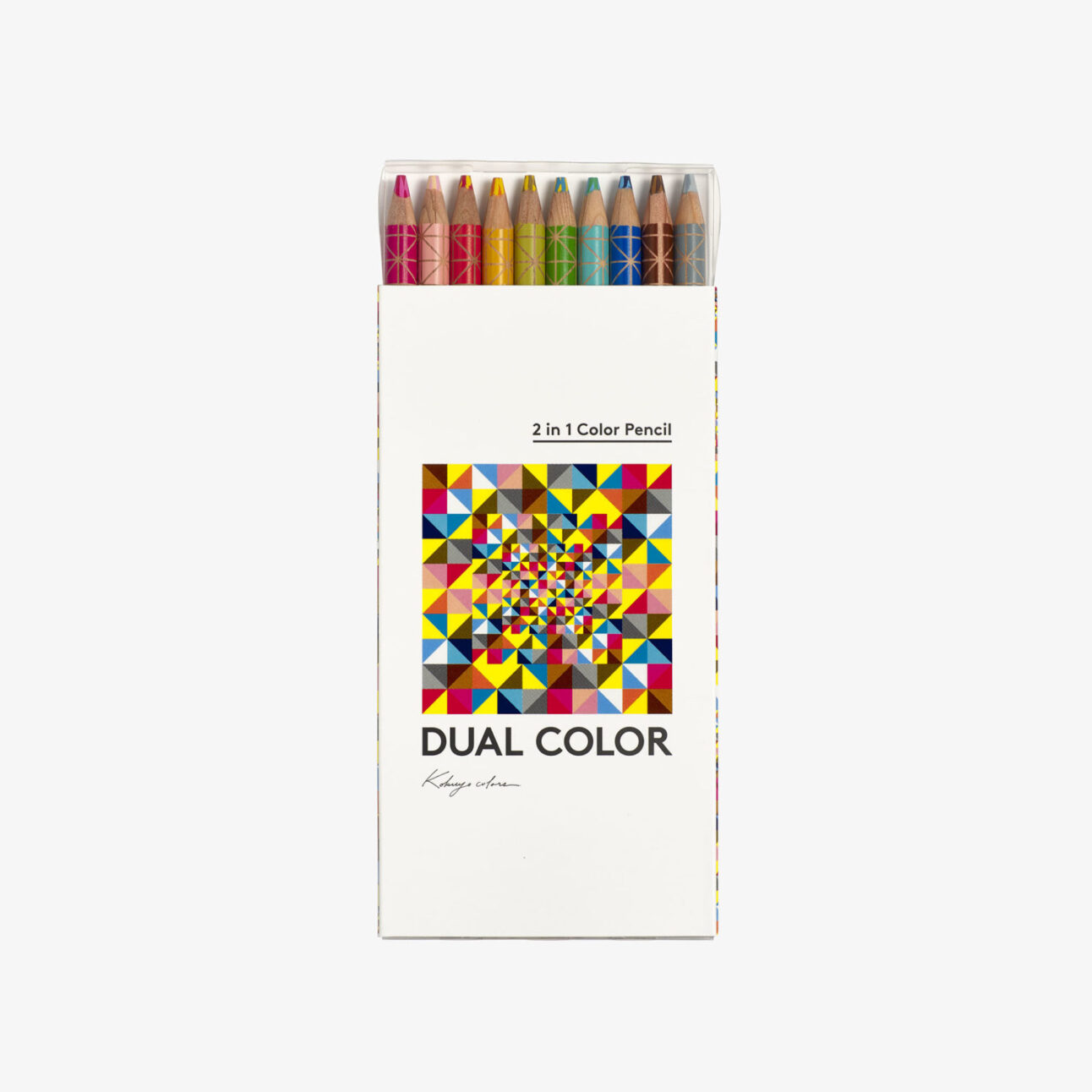 Dual Colour Pencils 10 Colours - Japan House London