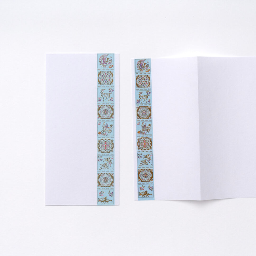 Shōsōin Pattern Writing Paper and Envelope - Japan House London