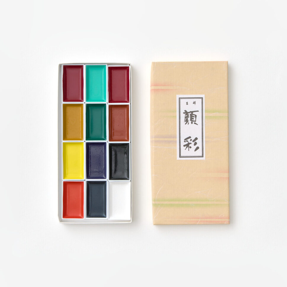 Japanese Watercolour Paint Set – 12 Colours - Japan House London
