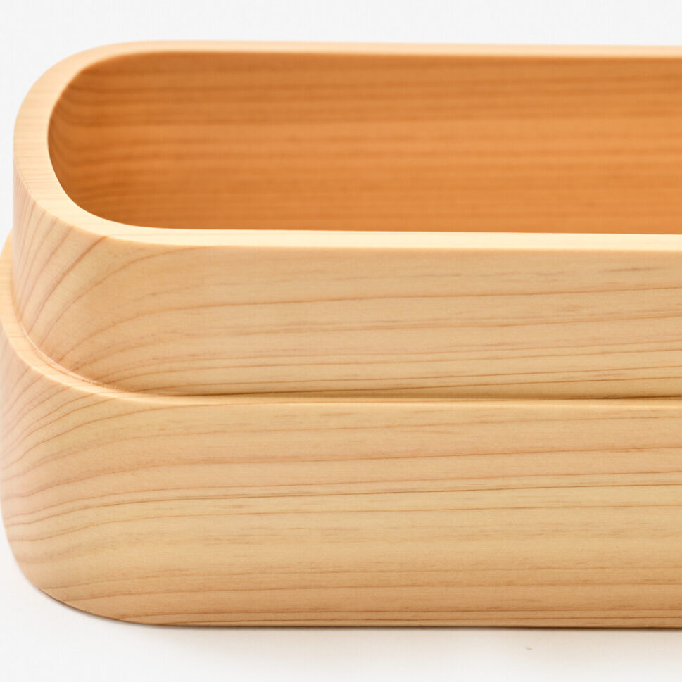 Kishū Hinoki Wooden Bento Box - Japan House London